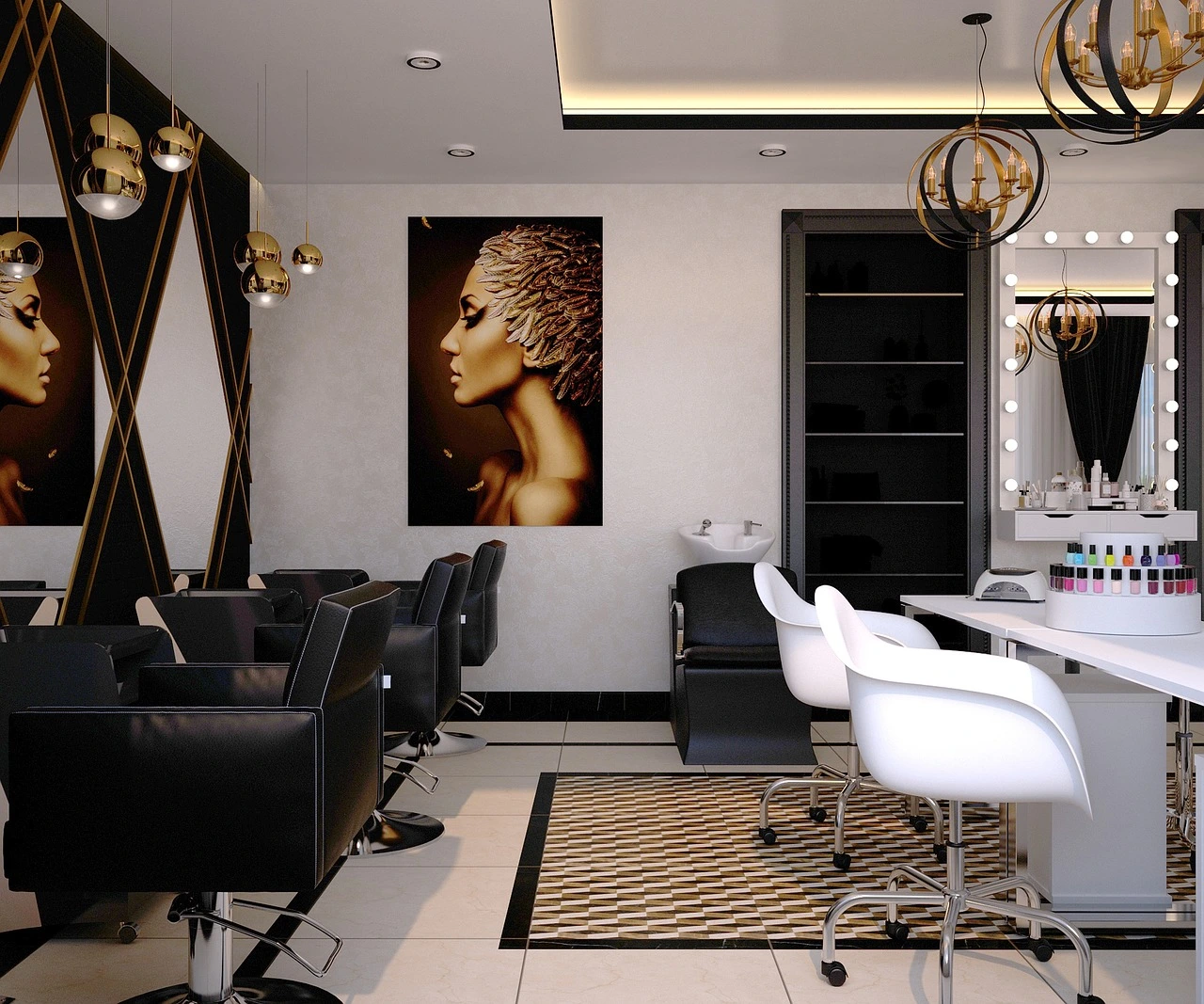 Letreros luminosos para salón de belleza - Letras Volumétricas.com